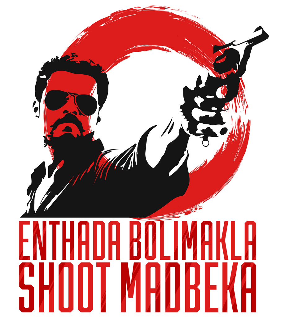 SHOOT MADBEKA(Rakshit Shetty)- Sticker. | Iruve
