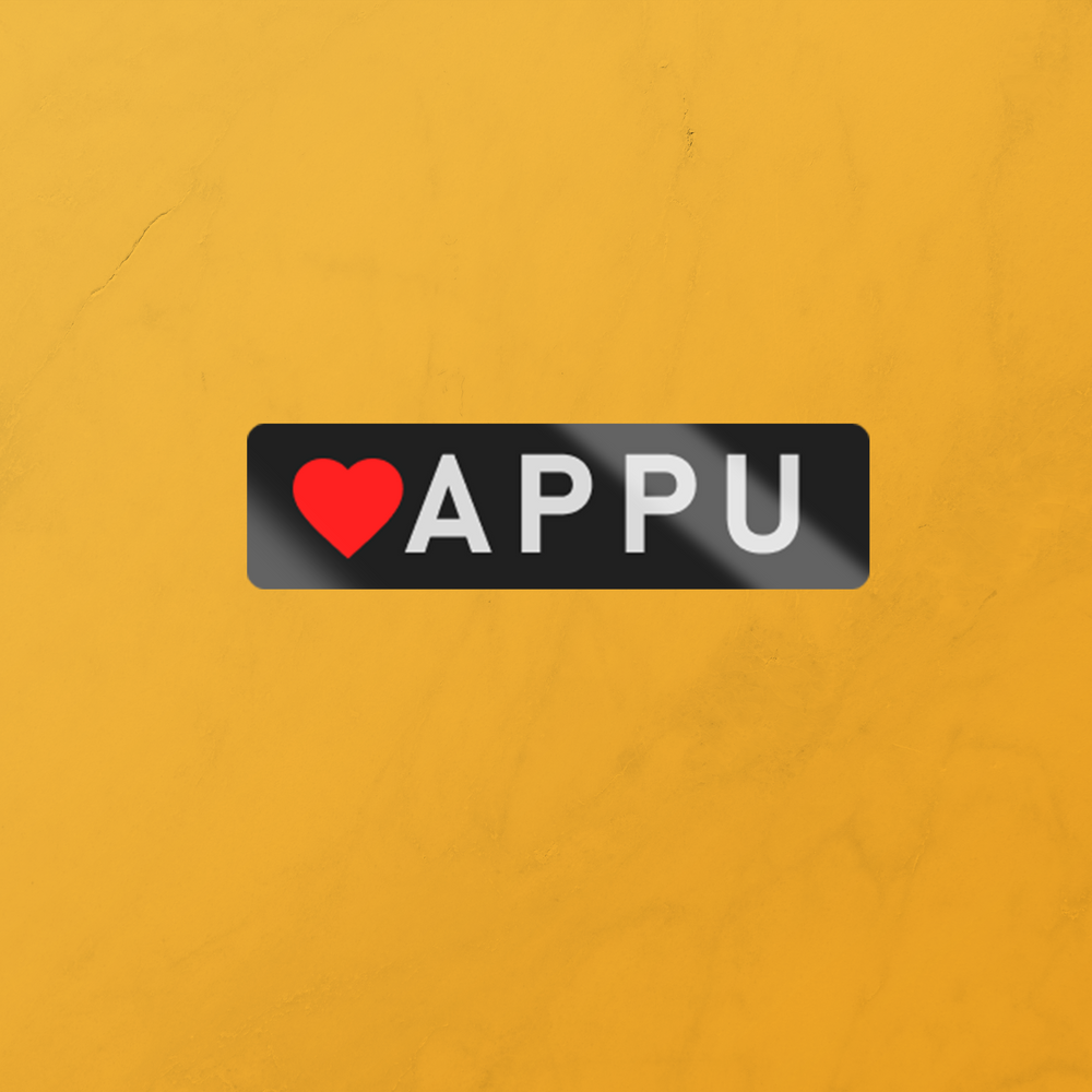 APPU- Sticker. | Iruve