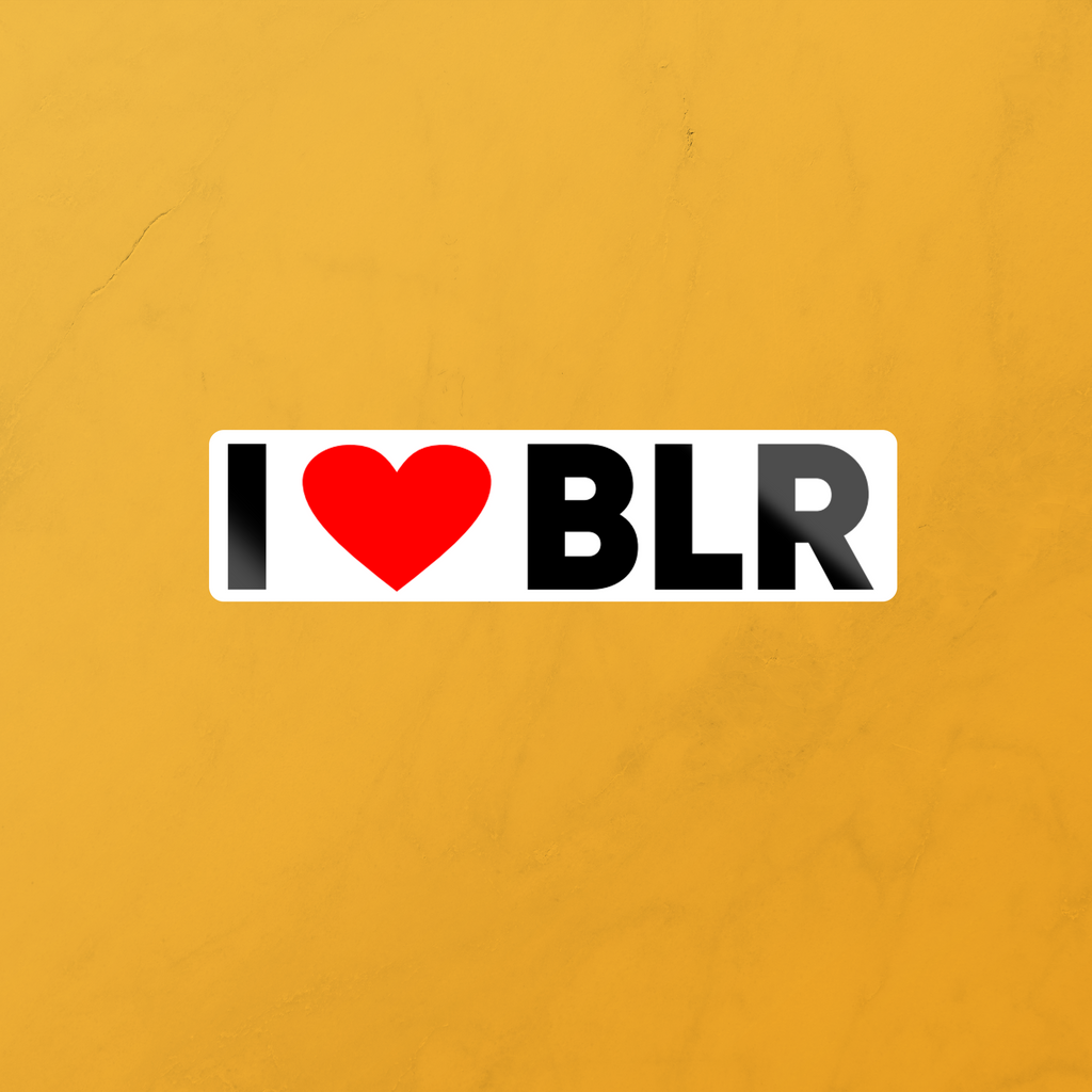 I LOVE BLR-STICKER | Iruve